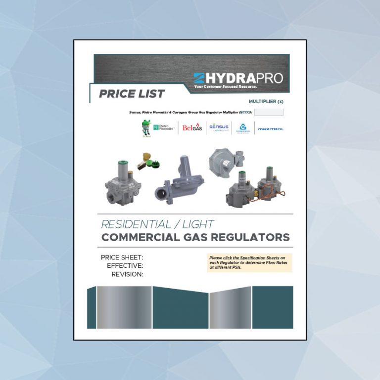 Gas Regulators - HydraPro