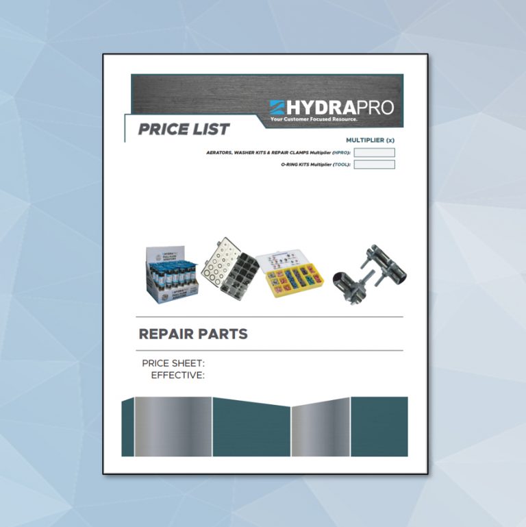 Repair Parts - HydraPro