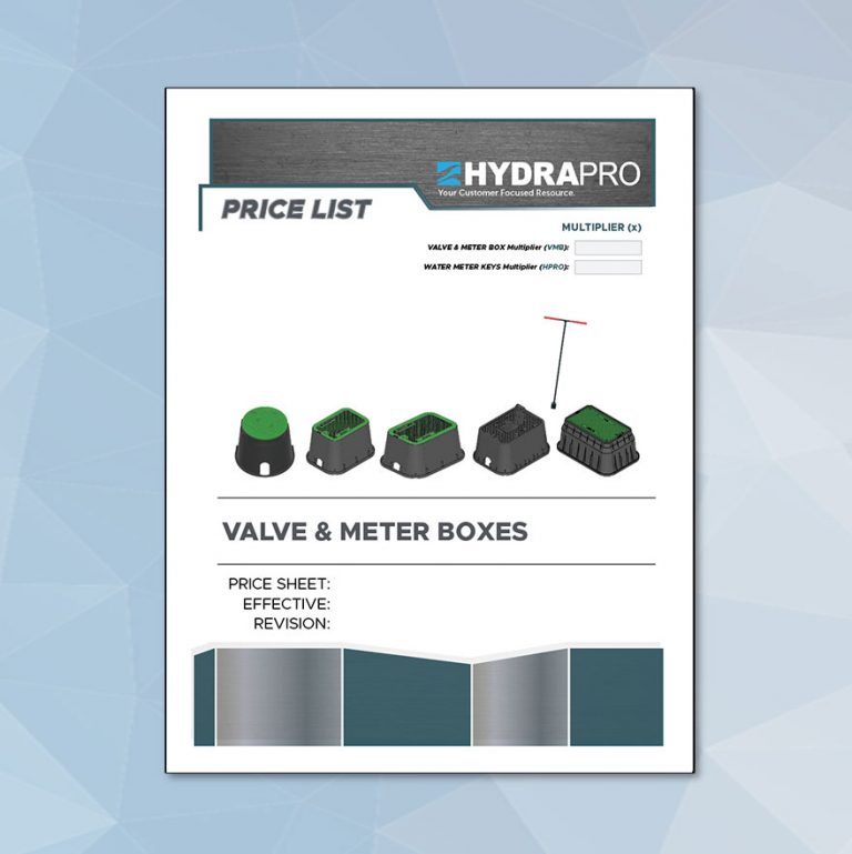 Valve & Meter Boxes - HydraPro