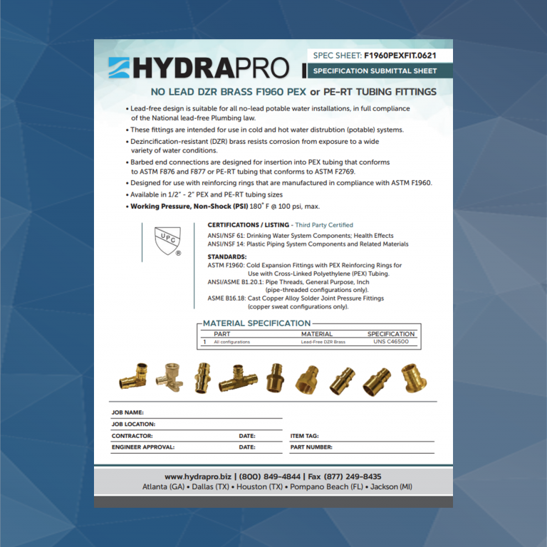 Specification Sheets Archives - Page 2 of 3 - HydraPro