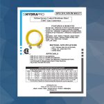 Yellow Epoxy Stainless Steel CSST Gas Connector - HydraPro