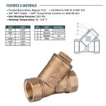Brass Wye Strainers - HydraPro